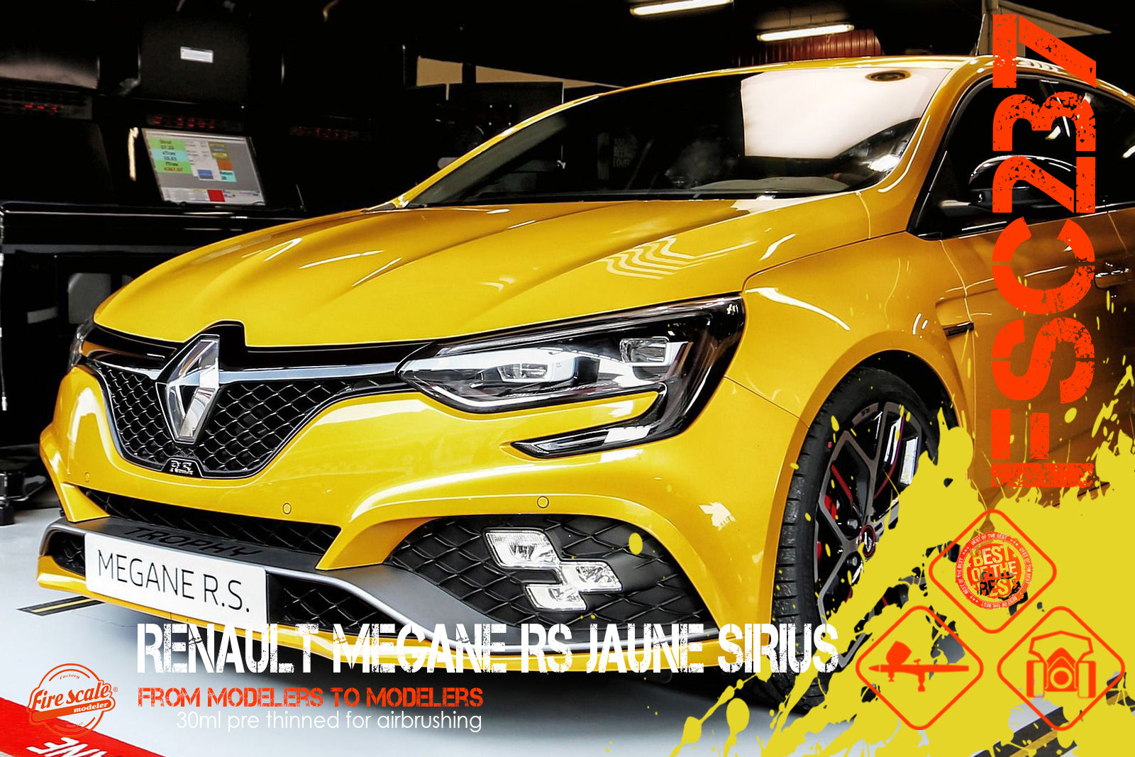 Jaune Sirius Renault + Base color – DModelkits