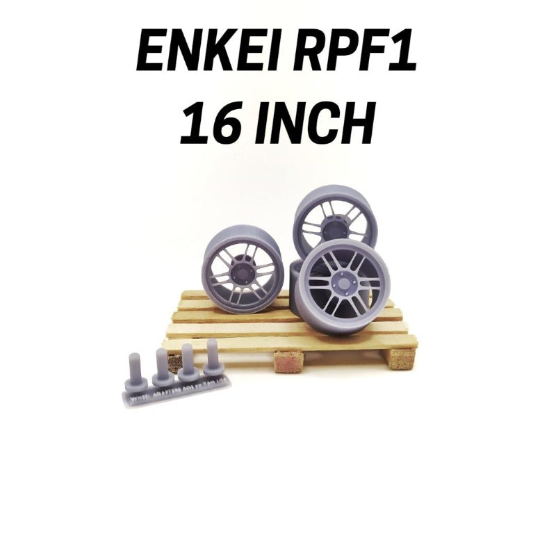 ENKEI RPF1 16" + ADAPTERS – dmodelkits