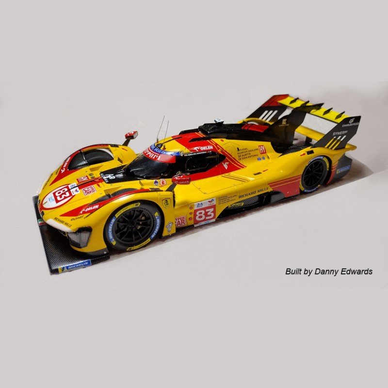 FERRARI 499P - AF CORSE TEAM - 24 HOURS LE MANS 2024 - YELLOW LIVERY – DModelkits