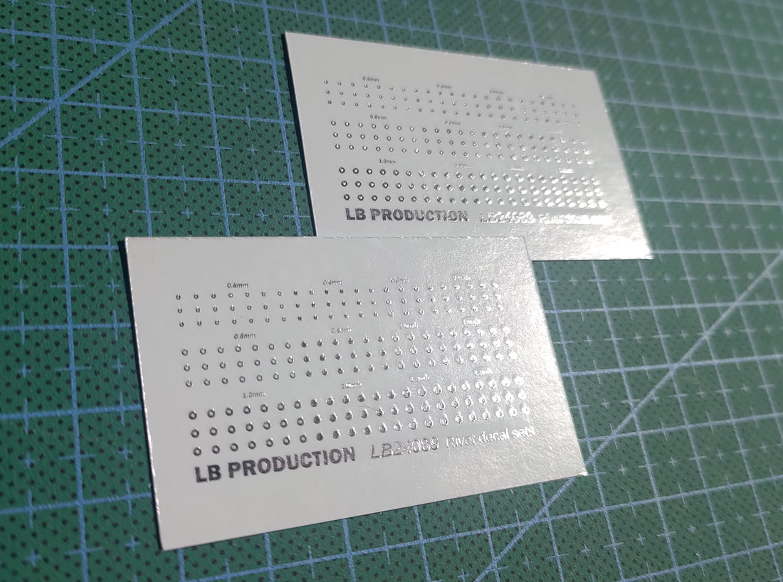 CHROME RIVET DECAL SETS – dmodelkits