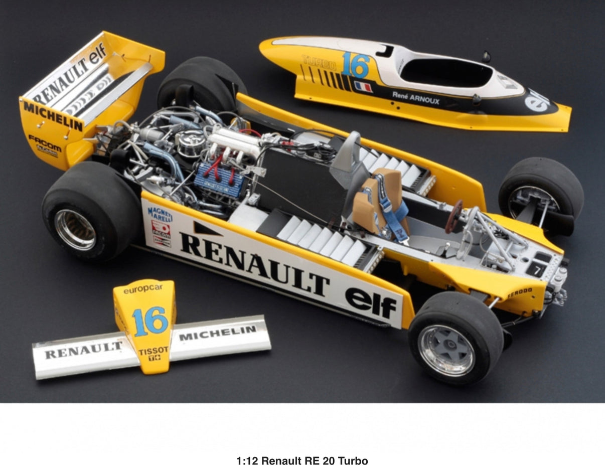 RENAULT RE20 TURBO - RENAULT ELF - F1 1980 – DModelkits