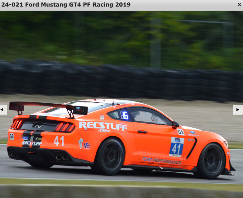 DECALS FORD MUSTANG GT4 PF RACING TEAM - RECSTUFF - IMSA MICHELIN PILO ...