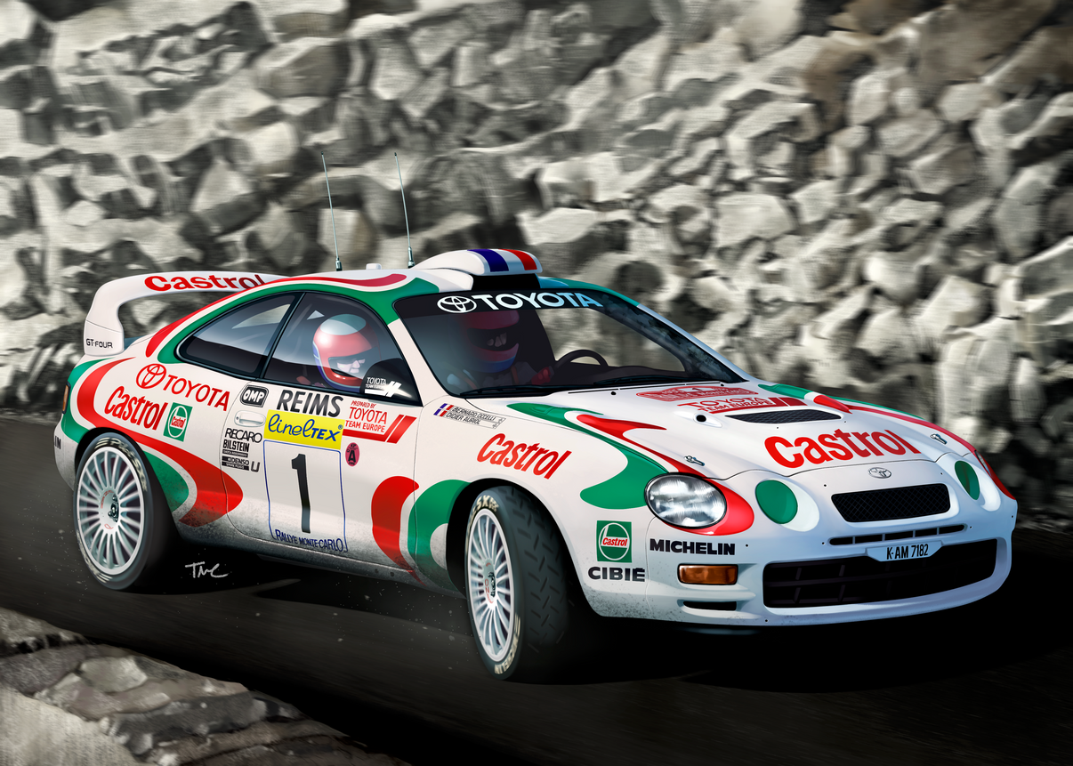 TOYOTA CELICA GT - FOUR (ST205) - RALLY MONTE CARLO 1995 – DModelkits
