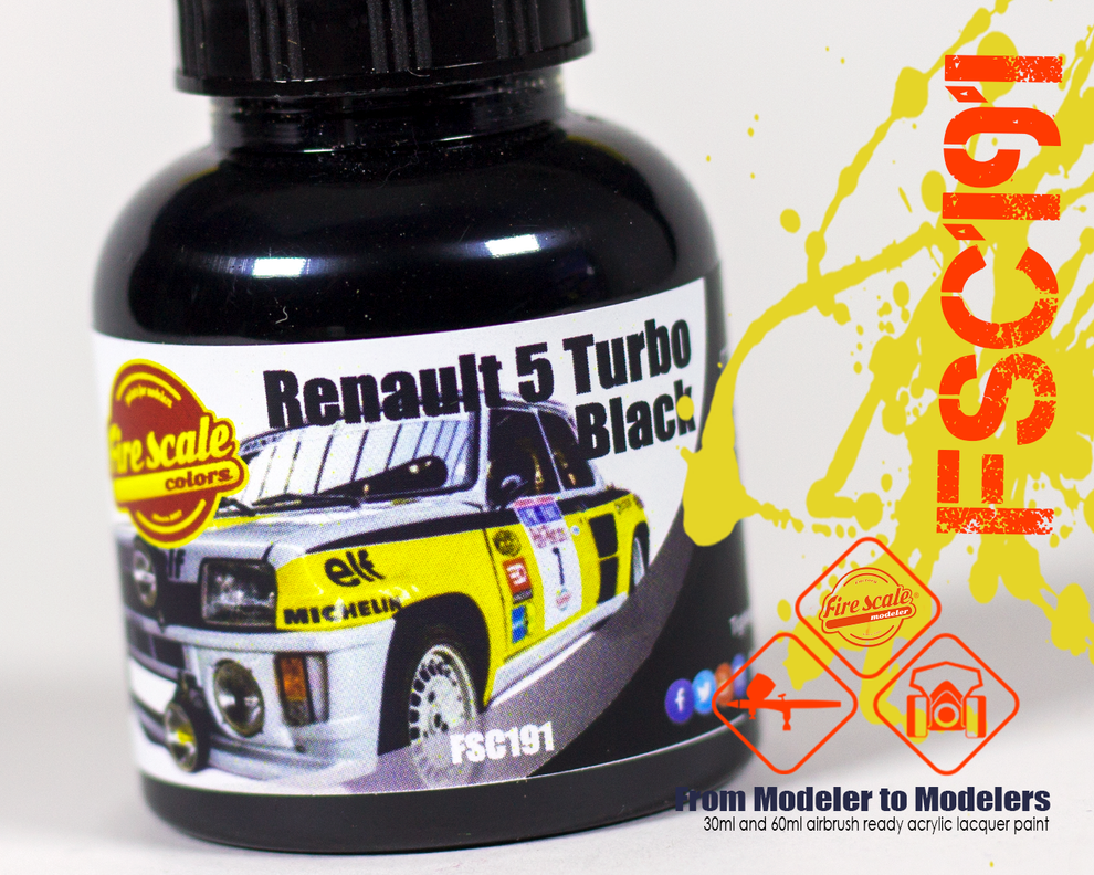 Renault 5 Turbo Rally - Black – DModelkits
