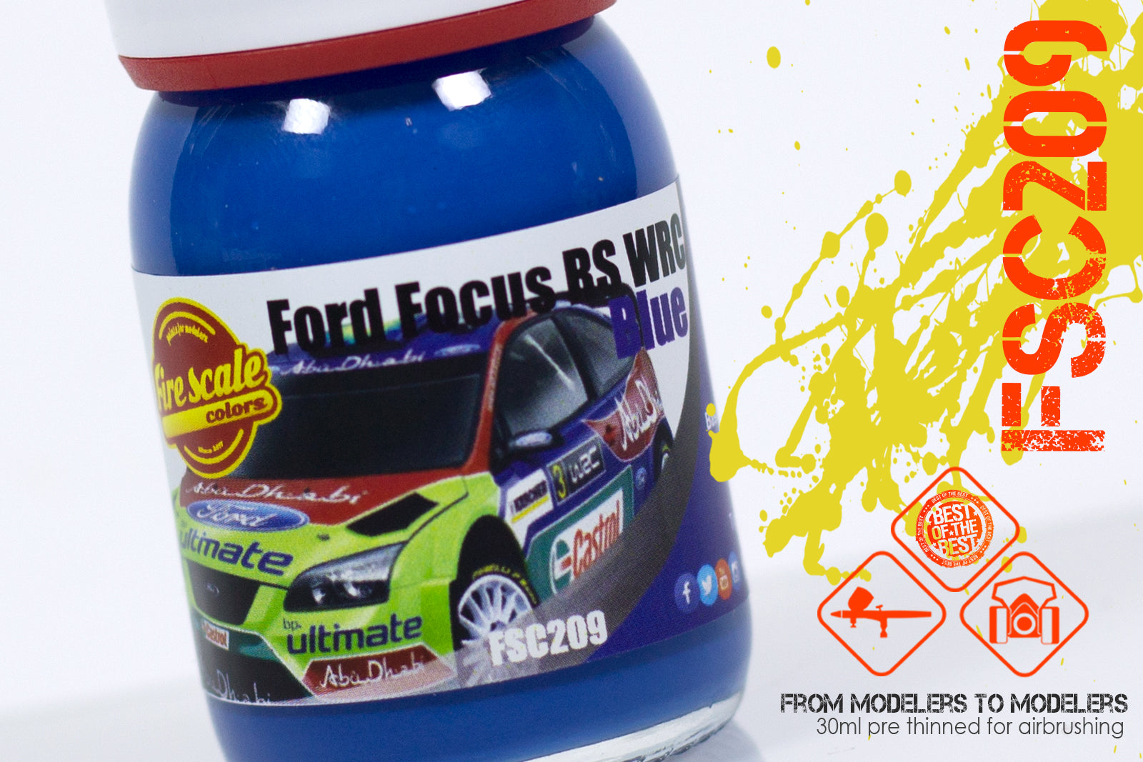 Ford Focus RS WRC Blue – dmodelkits