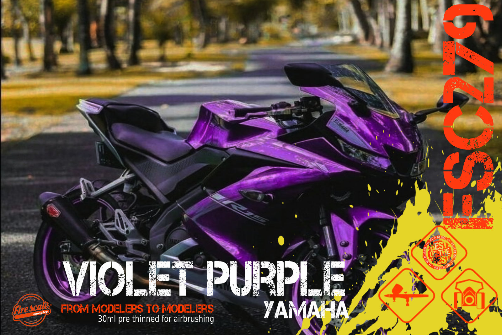 Violet Purple Yamaha + Base Color – DModelkits