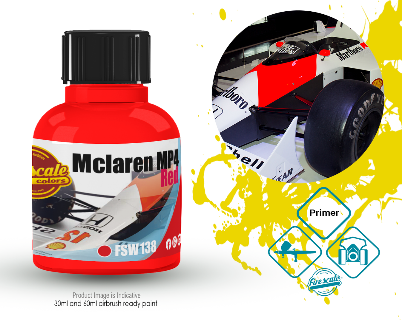 McLaren MP4/4 1988 Red – DModelkits
