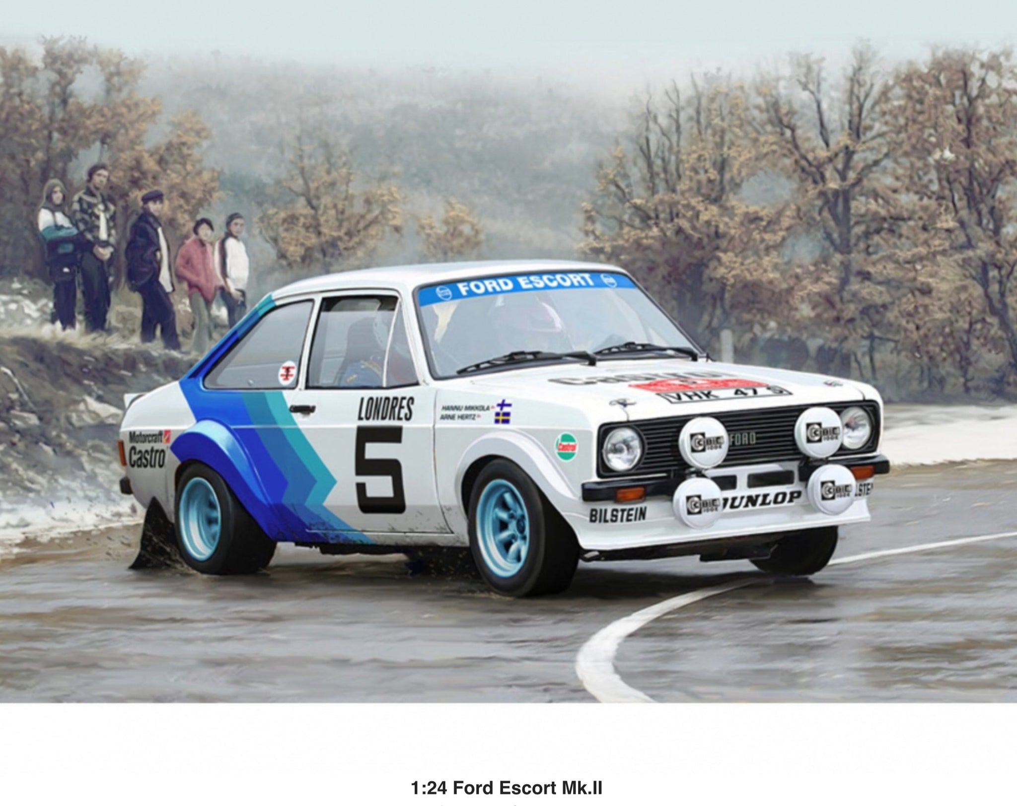 FORD ESCORT MKII RS 1800 - RALLY MONTE CARLO 1979 – dmodelkits