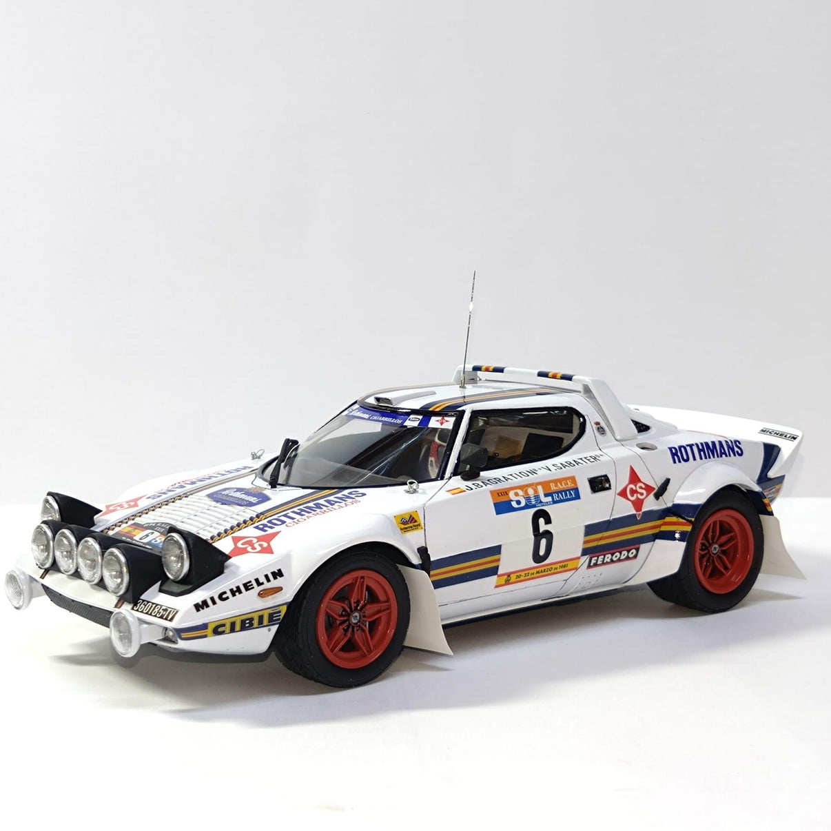 LANCIA STRATOS HF - ROTHMANS - RACE RALLY 1981 – DModelkits