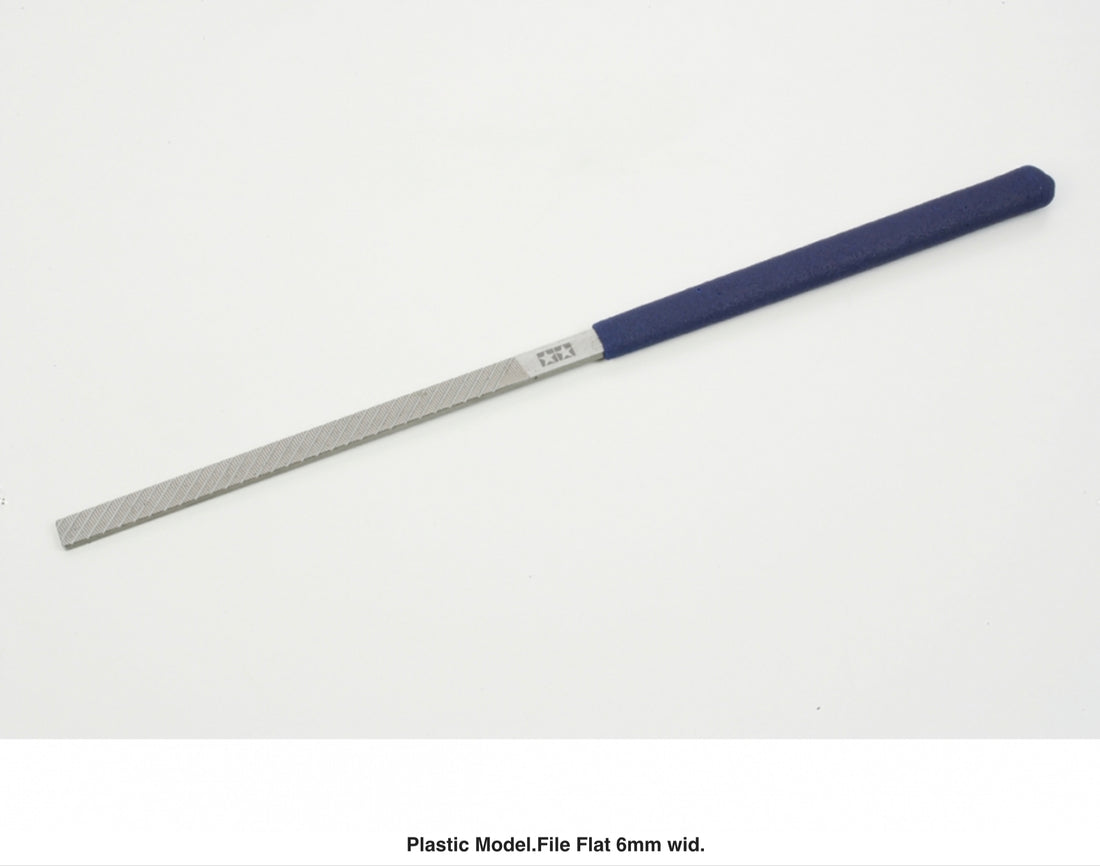 PLASTIC MODELING FILE - FLAT 6MM WIDTH – DModelkits