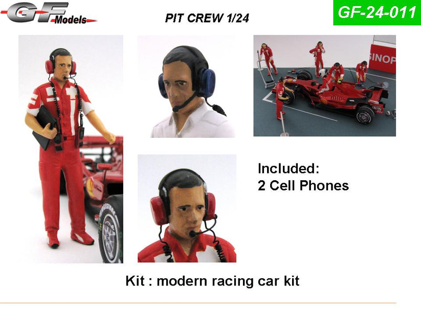 STAND PIT CREW FIGURE SET II – DModelkits