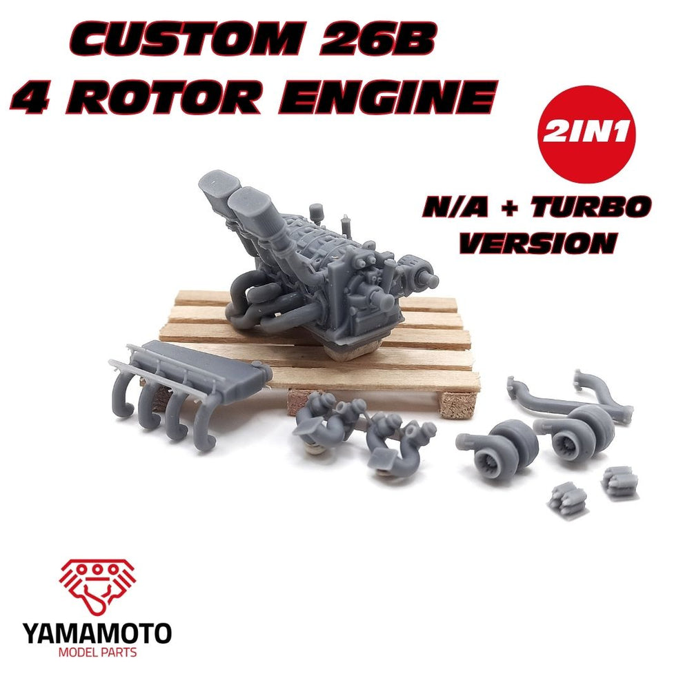Custom 26B Mazda 4-Rotor Engine – DModelkits