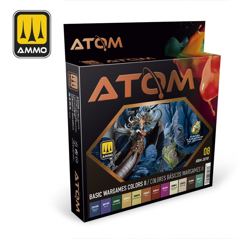 ATOM Basic Wargames Colors II Set – DModelkits