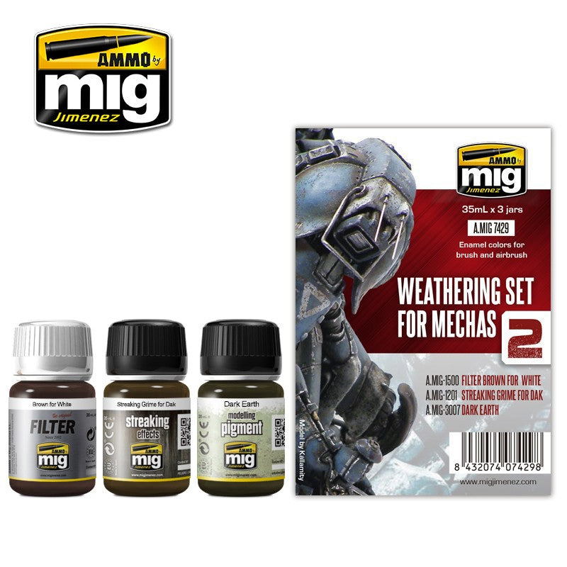 Weathering Set for Mechas – DModelkits