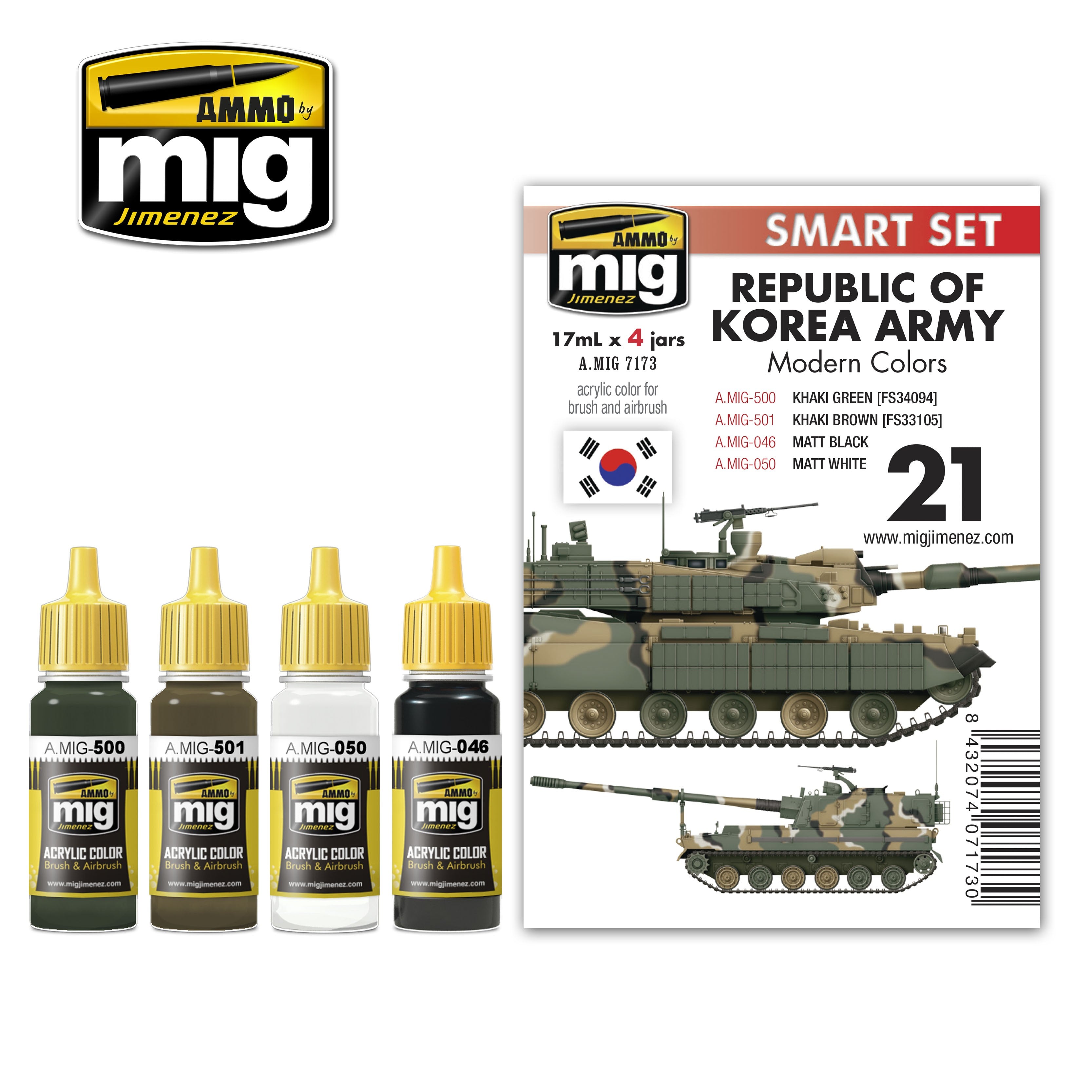 Republic of Korea Army Modern Colors – dmodelkits