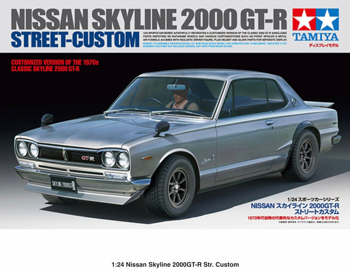 NISSAN SKYLINE 2000 GT-R STREET CUSTOM – DModelkits