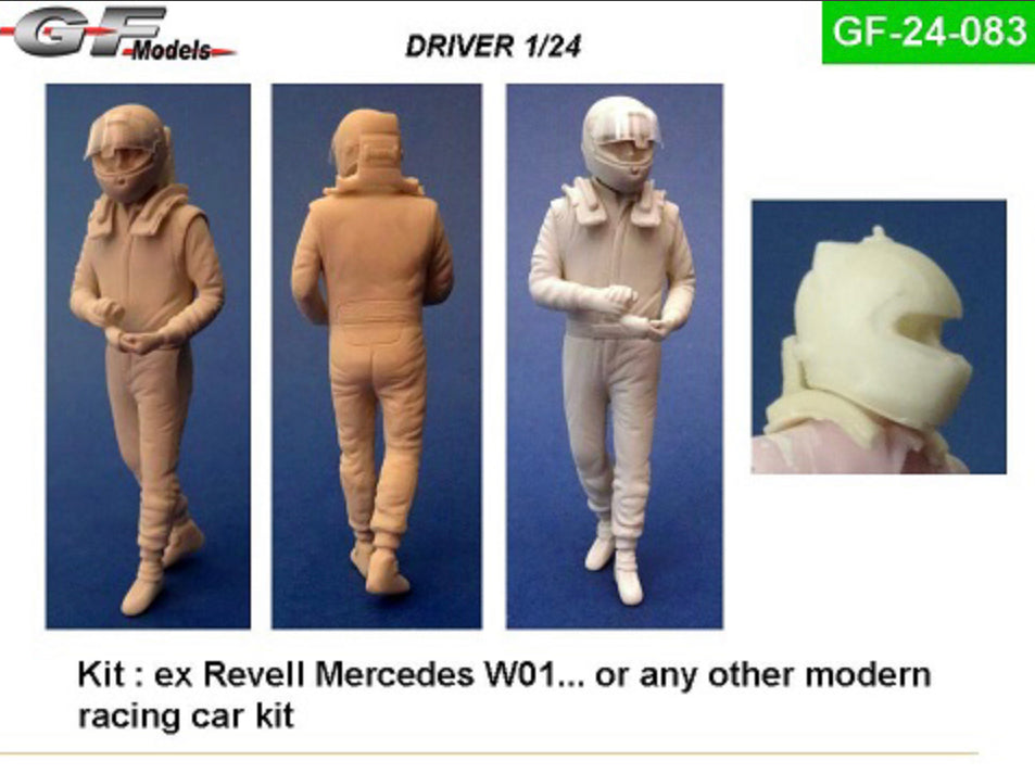 RACING CAR STANDING DRIVER FIGURE – DModelkits